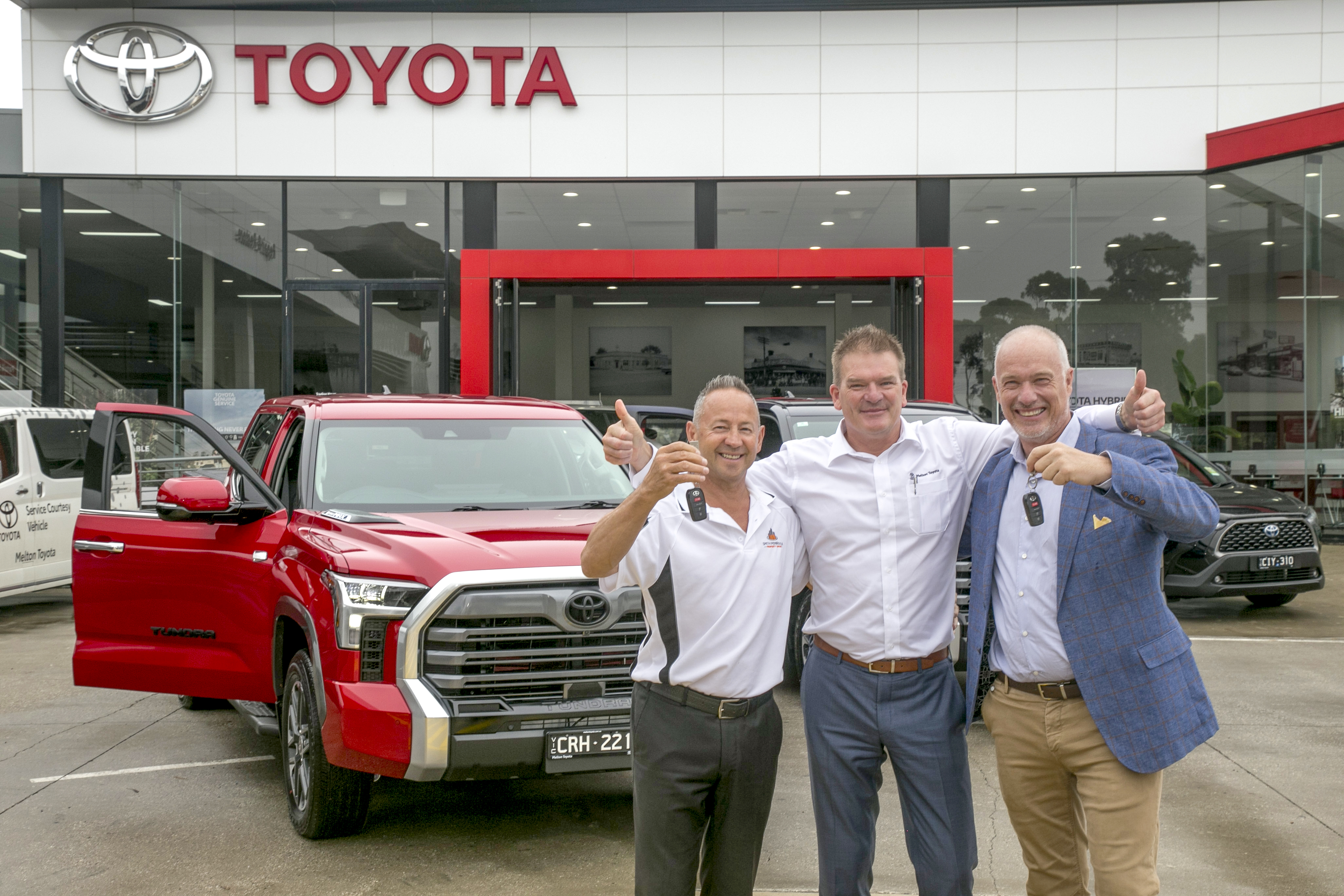 First Customer Handover of Right-Hand-Drive Toyota Tundra Completed ...