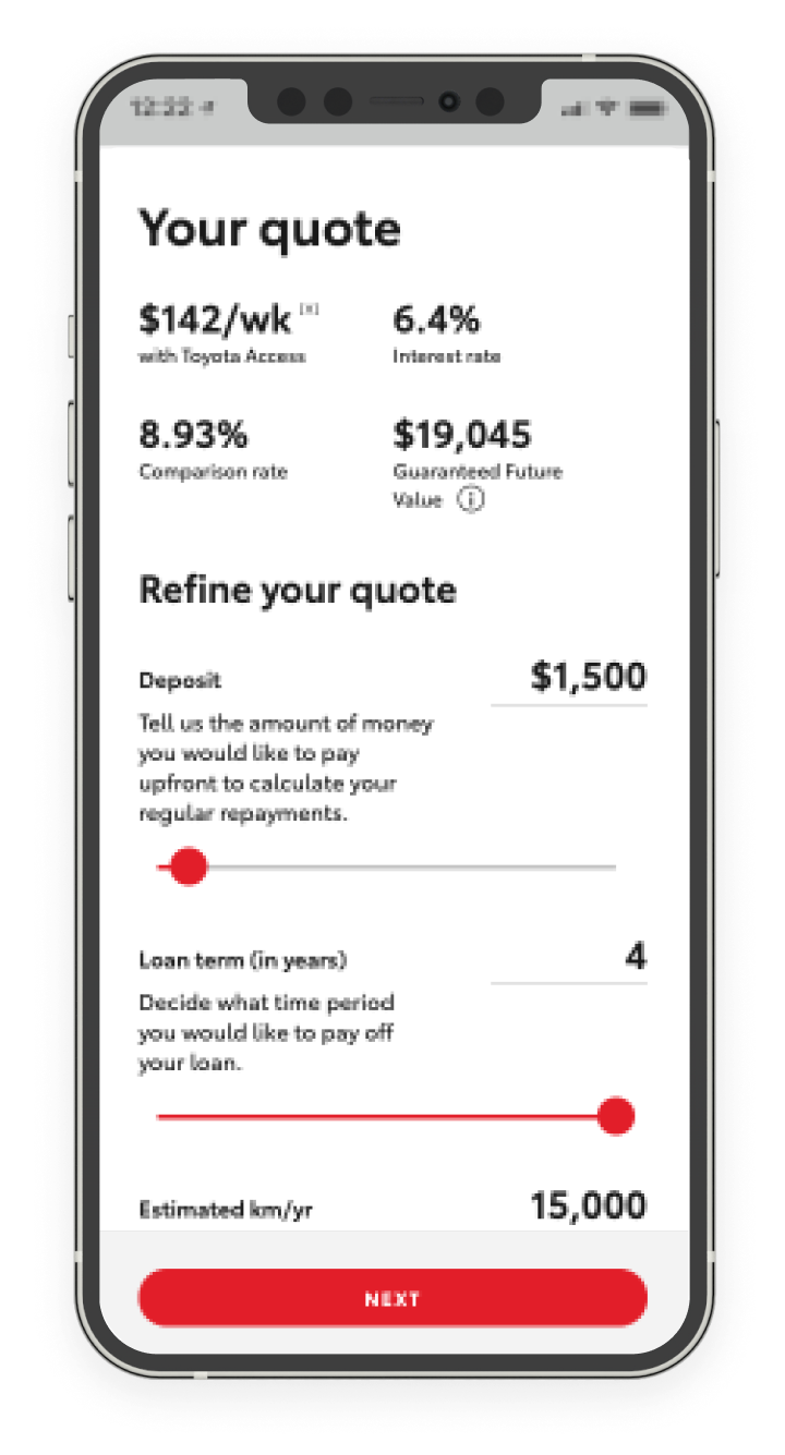 Personalised Car Interest Rates | Car Loans |Toyota Finance AU